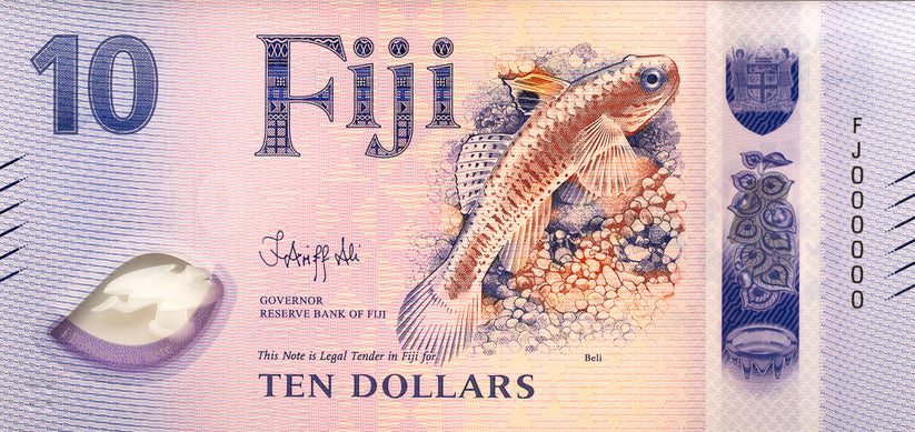 2025 New Polymer $10 Banknote – Reserve Bank of Fiji